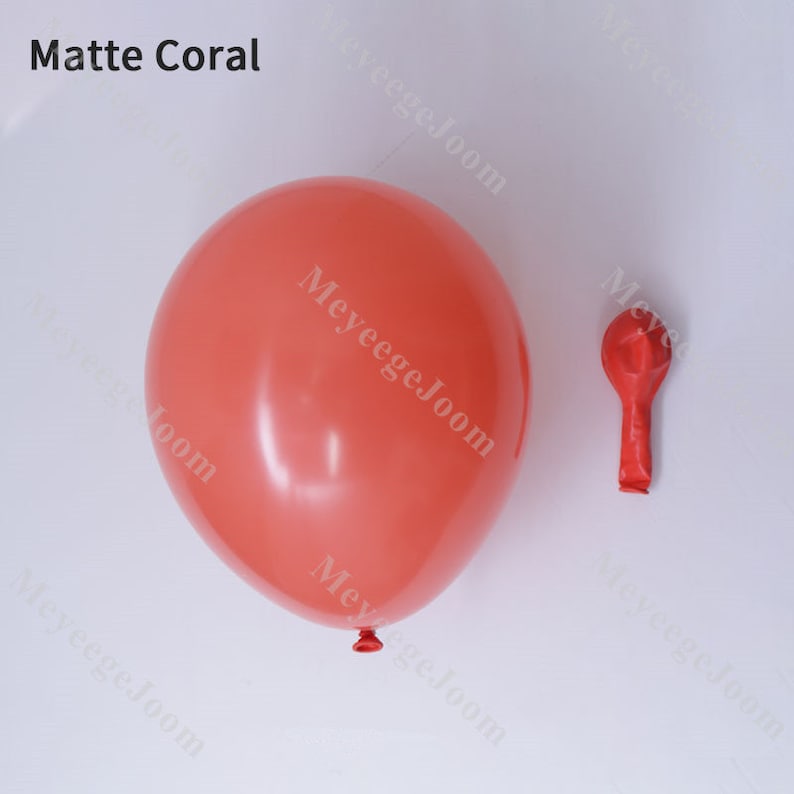 153pcs Matte Coral Balloon Garland Kit Lemon Blue Matte Boho - Etsy