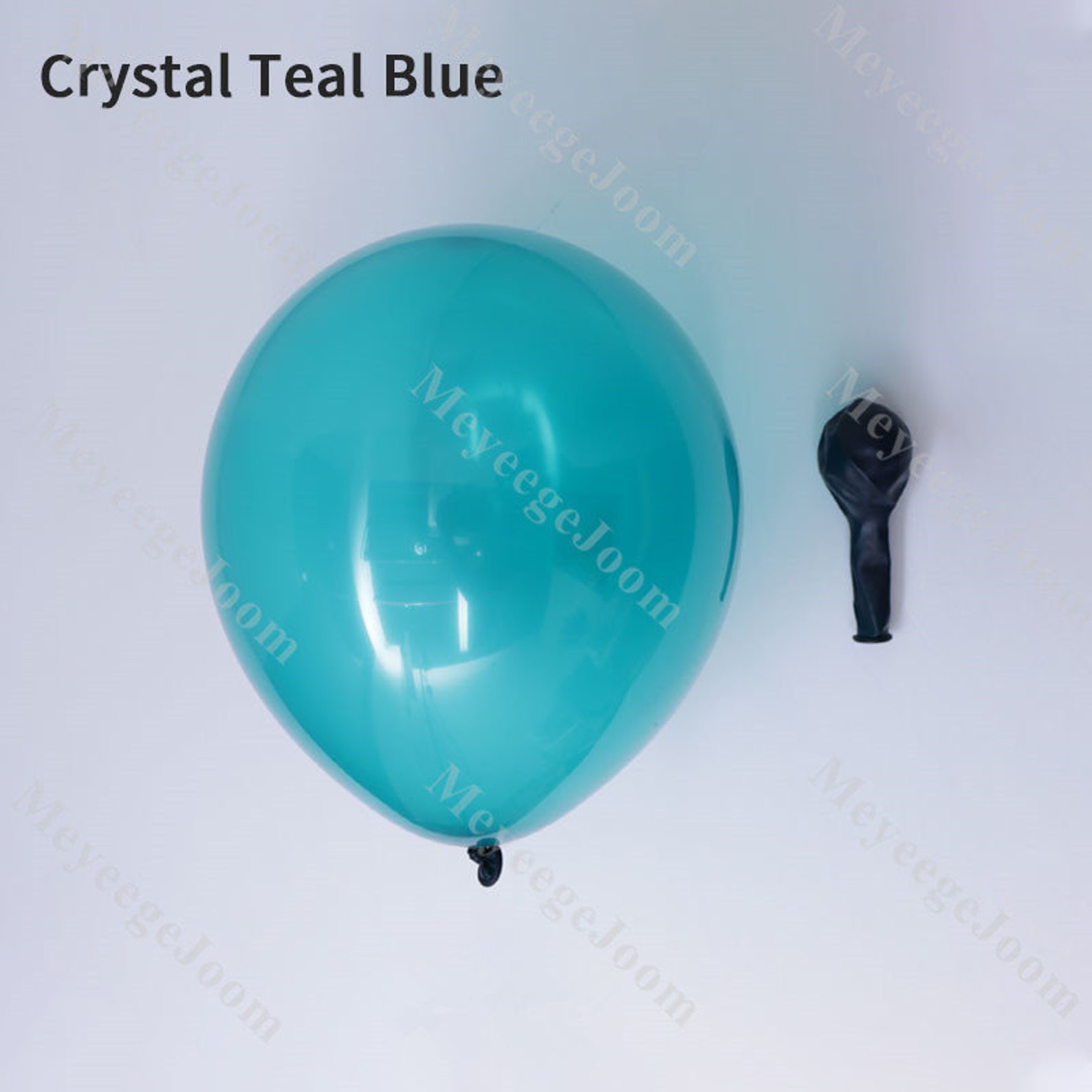 131pcs Two Groovy Balloon Arch Teal Blue Matte Coral Daisy Balloons ...