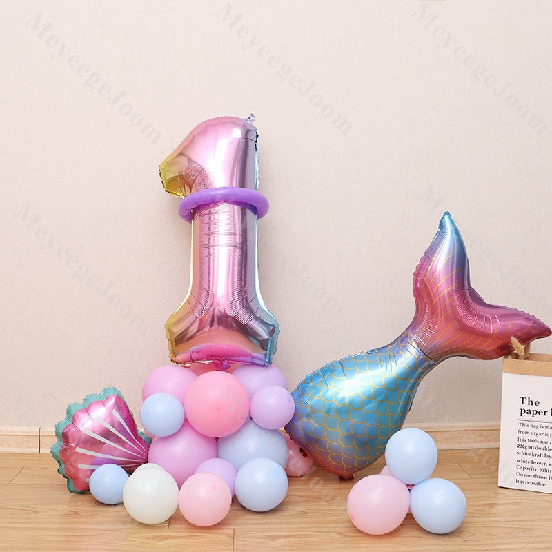Mermaid Seashell Balloon - Etsy