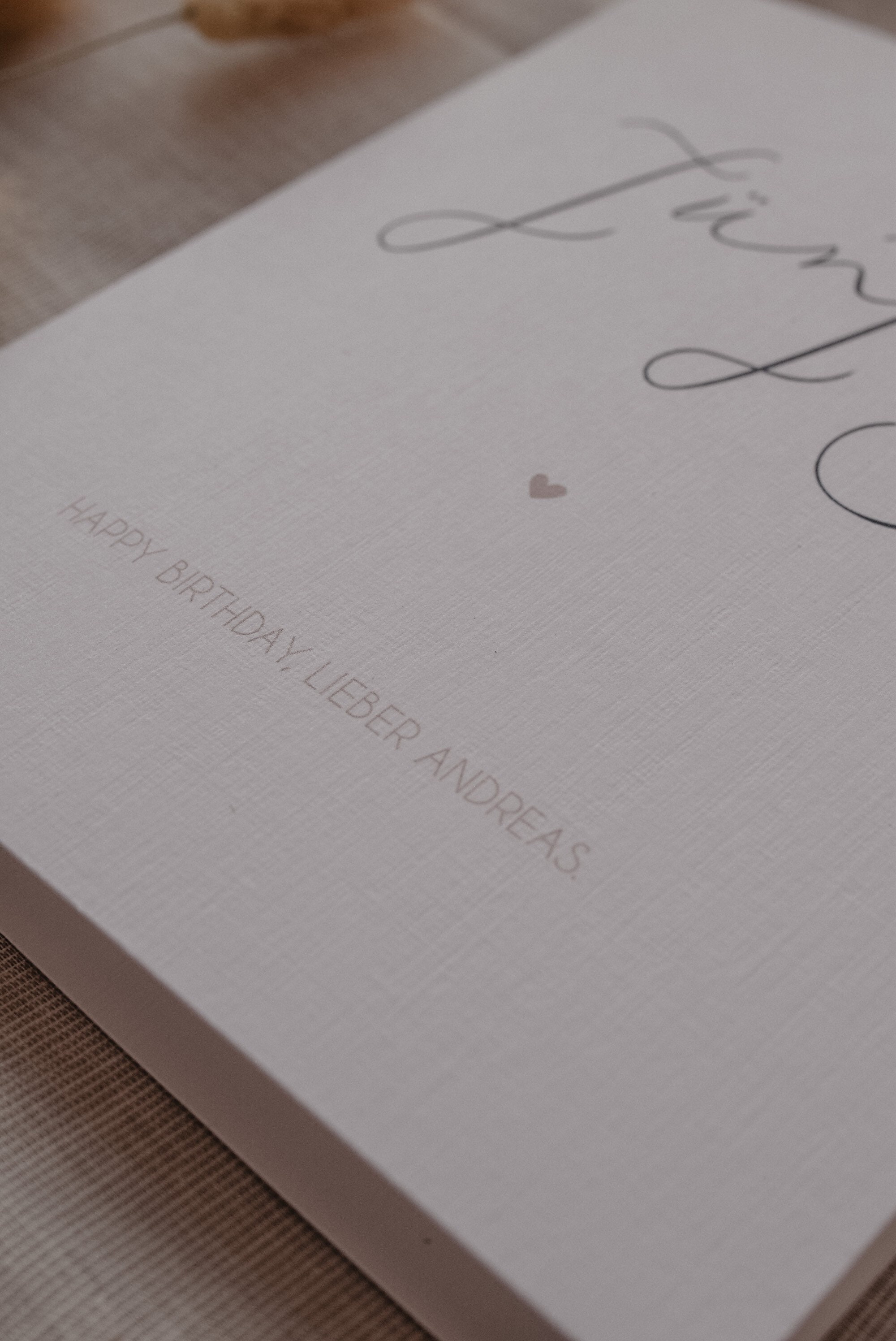 Happy Birthday Plain Birthday Card Aesthetic Card Handwriting Modern ...