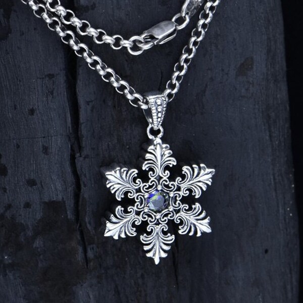 Snowflake Pendants - Etsy