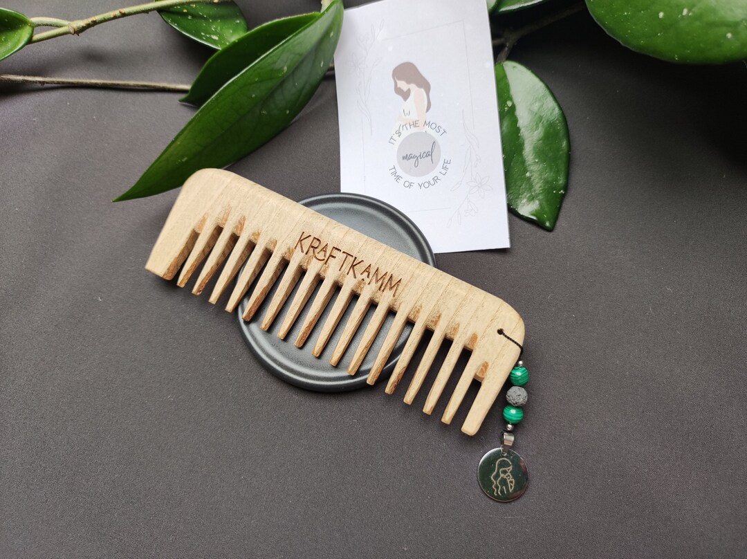 Birth Comb With Malachite | Power Comb | Pain Relief for Birth | Mental ...