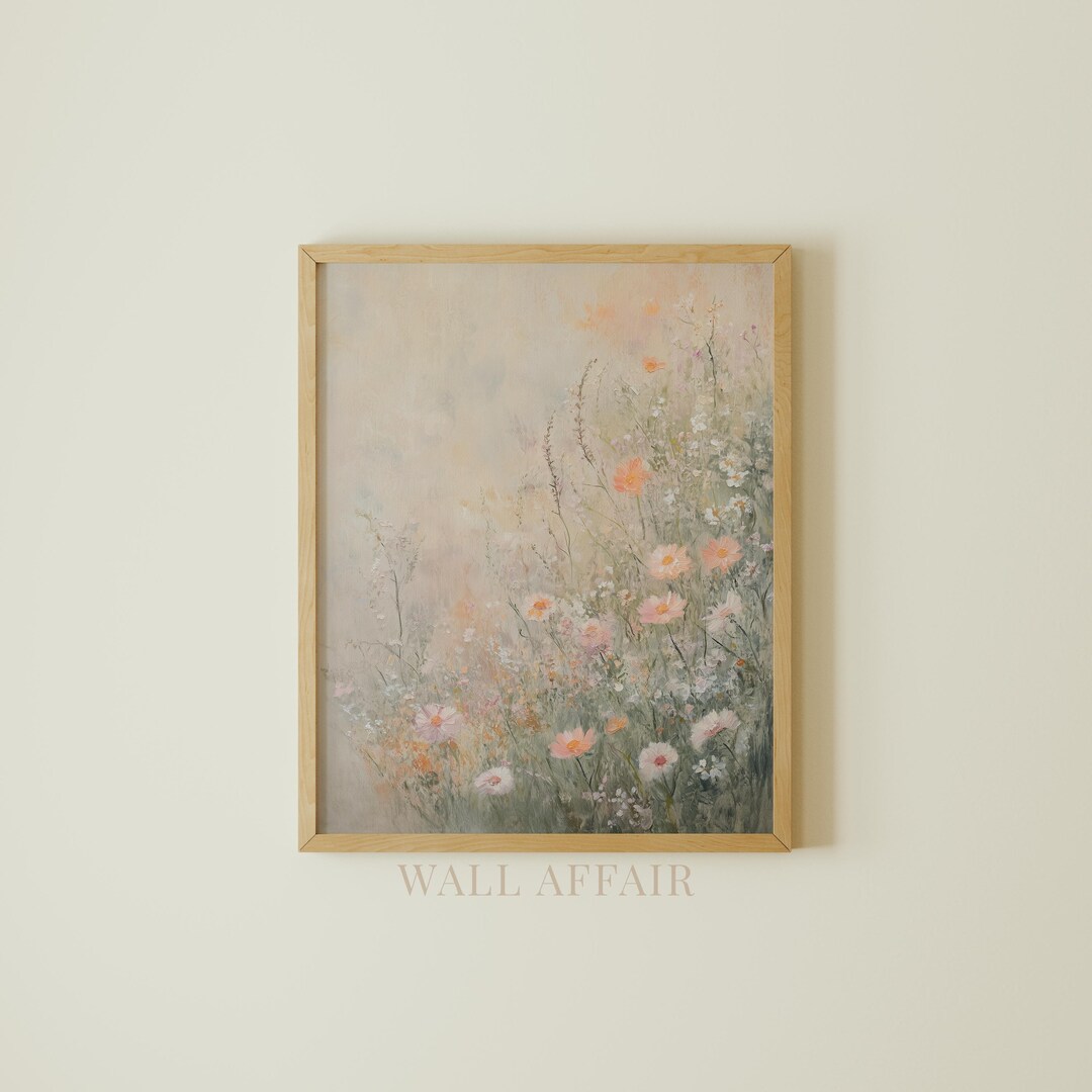 Cottagecore Meadow Wildflowers - Printable Rustic Farmhouse Botanic Art ...