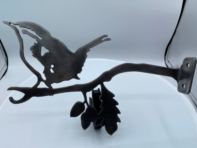 Wren Bird Feeder & Metal Art/ Garden Ornament / Corten Steel / Made in ...