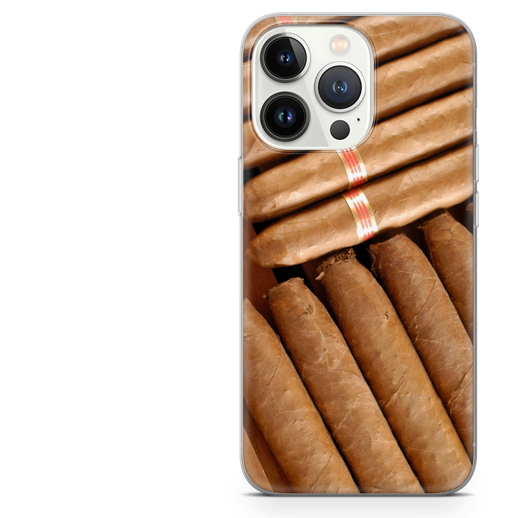 Cigar Phone Case Smoke Tobacco Cover Fit for iPhone 14 Pro, 13, 12, 11 ...