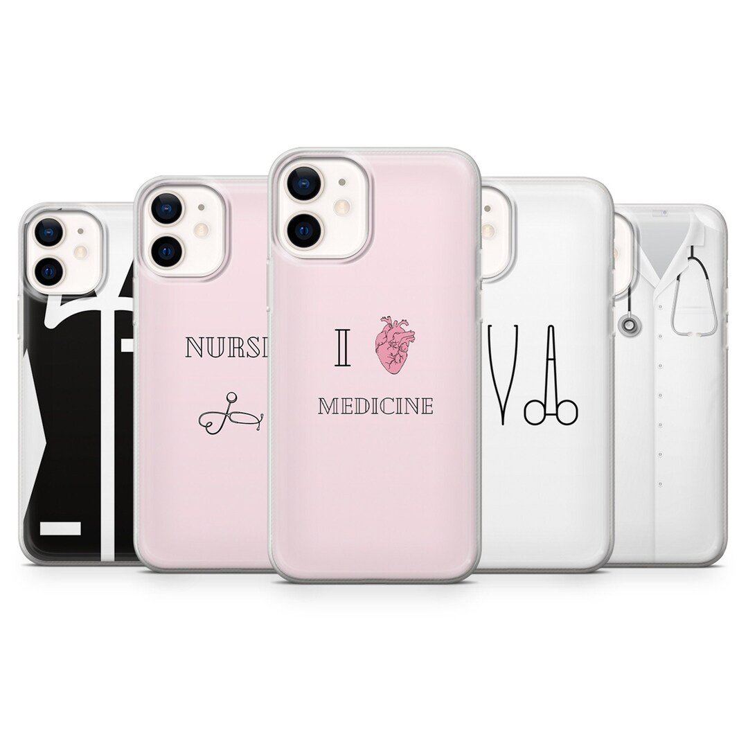 Nurse Phone Case Anatomy Cover Fit for iPhone 14 Pro, 13, 12, 11, XR, 8 ...