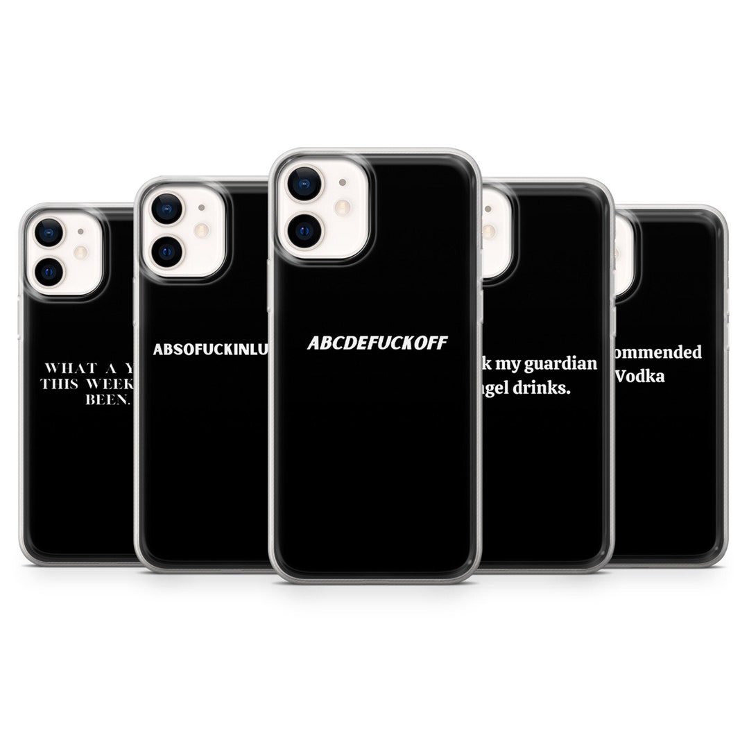 Funny Phone Case Sarcasm Cover Fit for iPhone 14 Pro, 13, 12, 11, XR, 8 ...