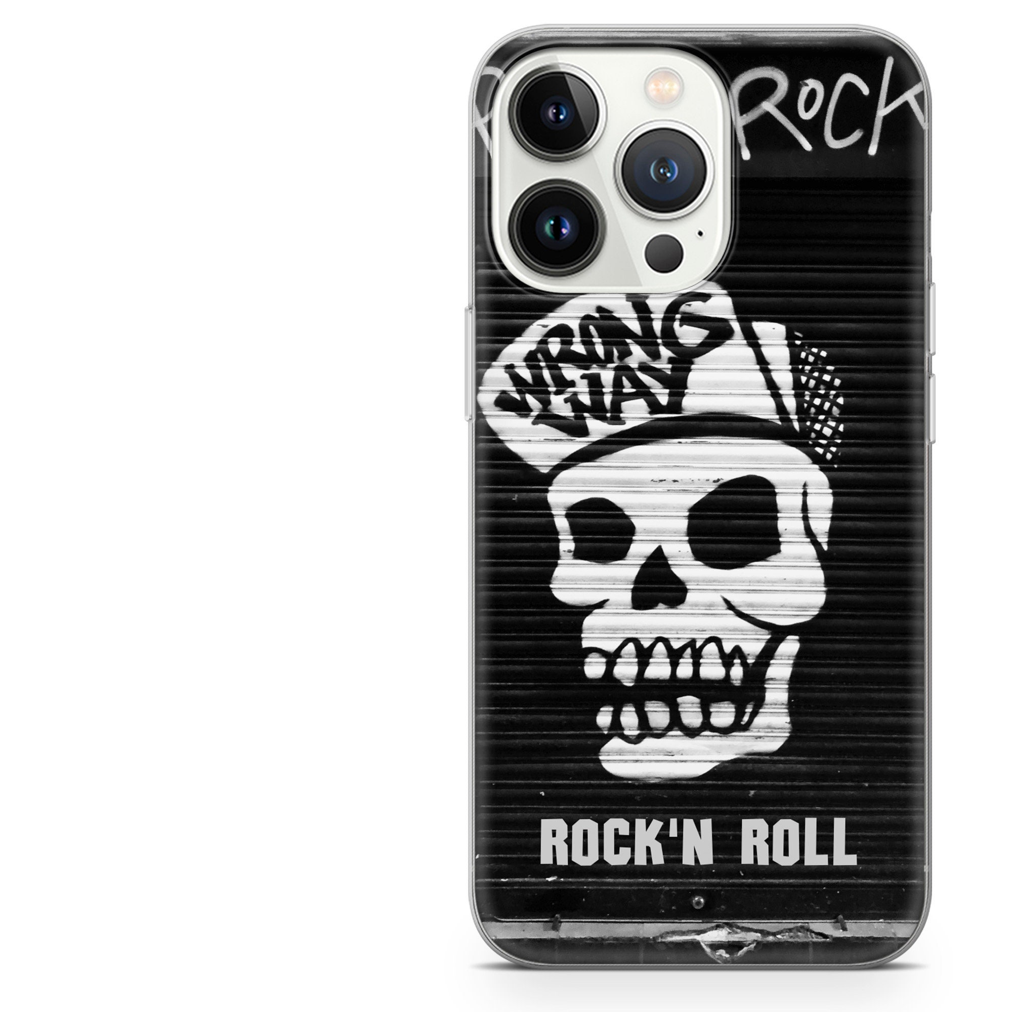 Rock N Roll Case Heavy Metal Cover Fit for iPhone 14 Pro, 13, 12, 11 ...