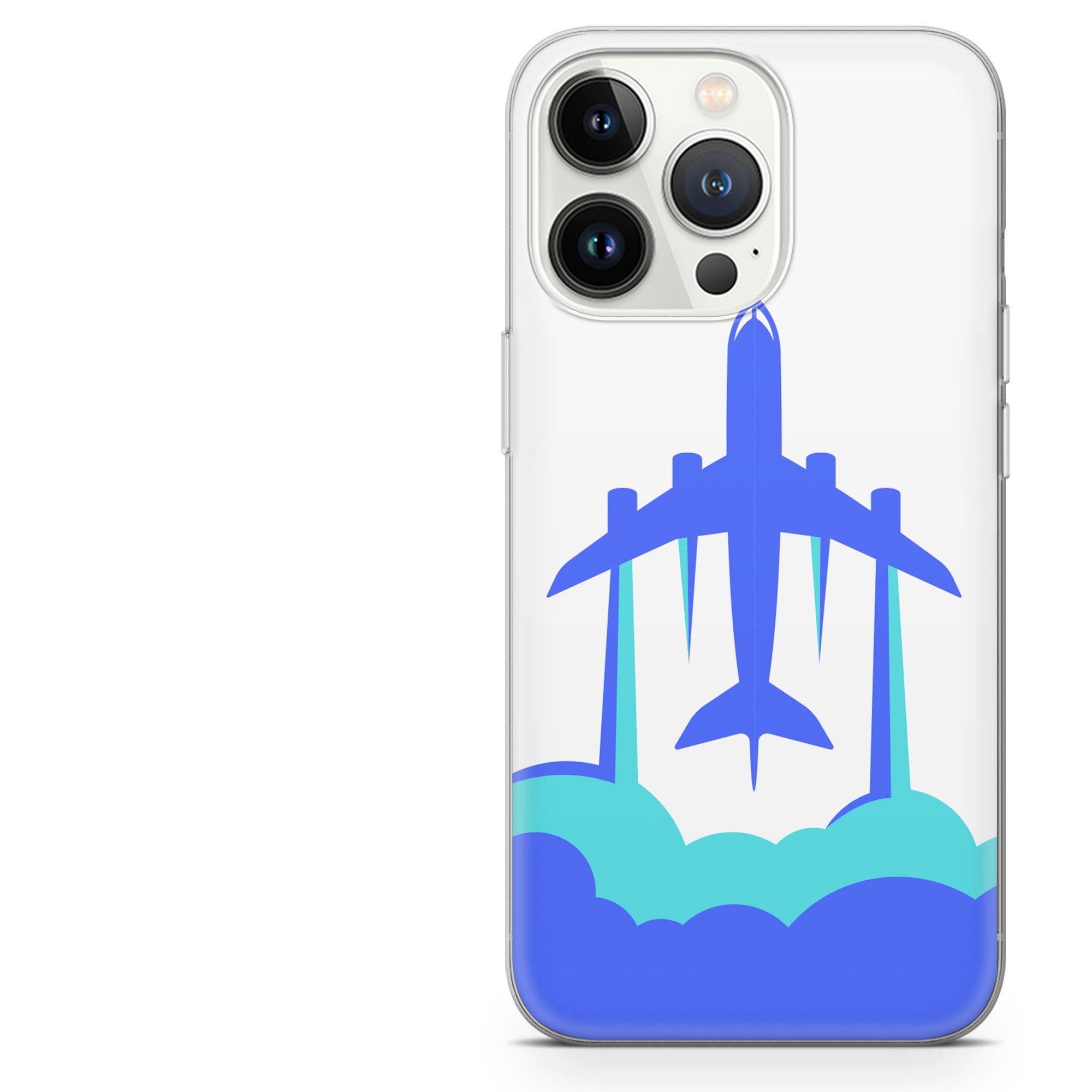 Plane Phone Case Aviation Cover Fit for iPhone 14 Pro, 13, 12, 11, XR ...