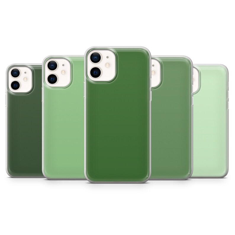 Pastel Colored Phone Sage Green Cover Fit for iPhone 14 Pro, 13, 12, 11 ...