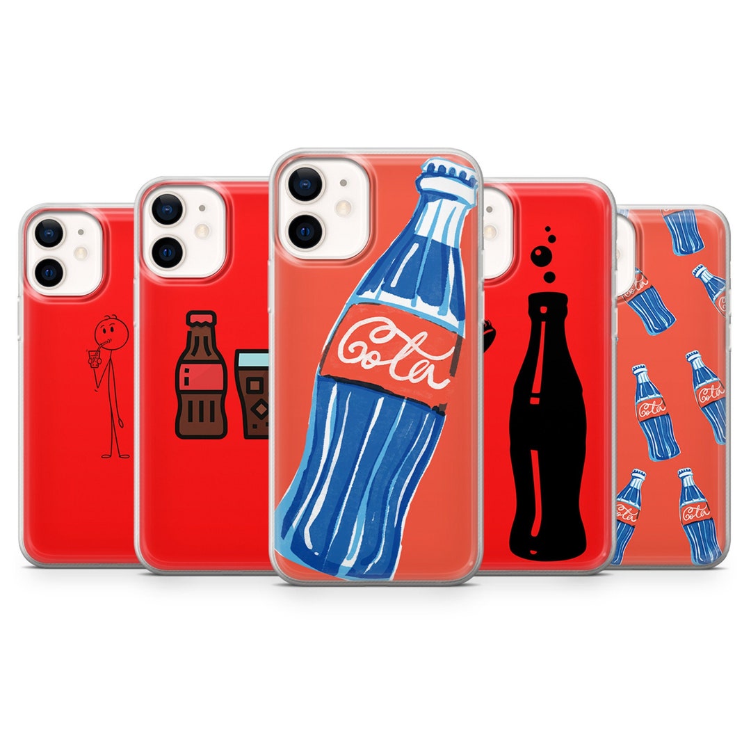 Cola Phone Case Coke Cover Fit for iPhone 14 Pro, 13, 12, 11, XR, 8+, 7 ...