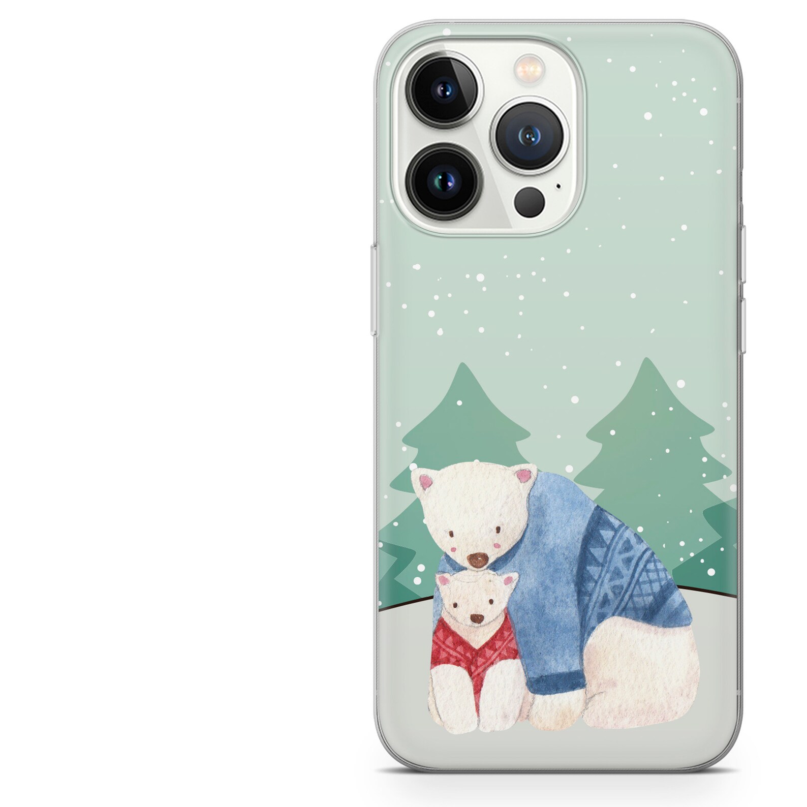 Let It Snow Phone Case Winter Snow Cover Fit for iPhone 14 Pro, 13, 12 ...