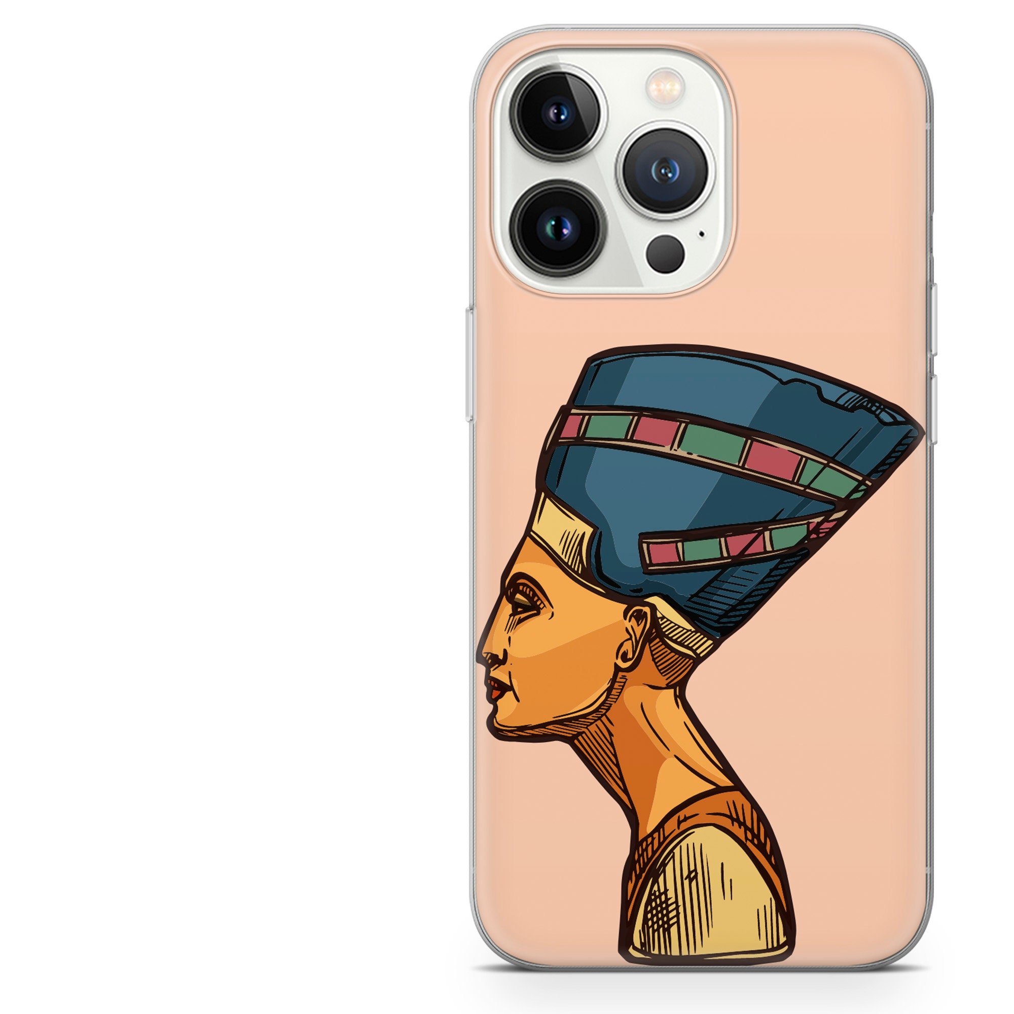 Egyptian Phone Case Yellow Vintage Cover Fit for iPhone 14 Pro, 13, 12 ...