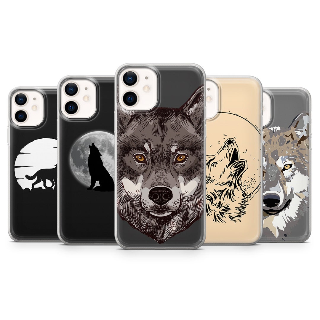 Wolf Theme Phone Case Alpha Animal Cover Fit for iPhone 14 Pro, 13, 12 ...
