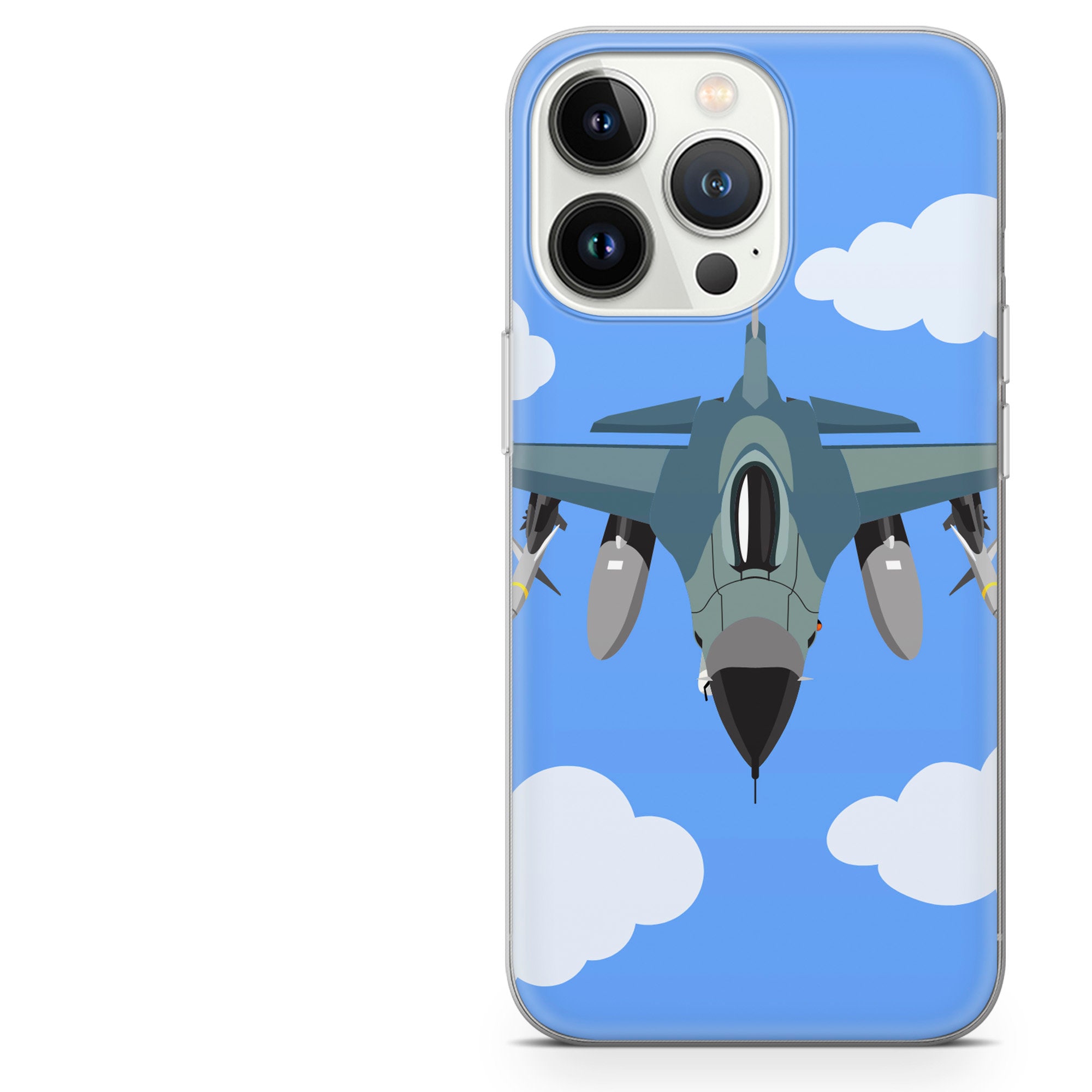 Plane Phone Case Aviation Cover Fit for iPhone 14 Pro, 13, 12, 11, XR ...