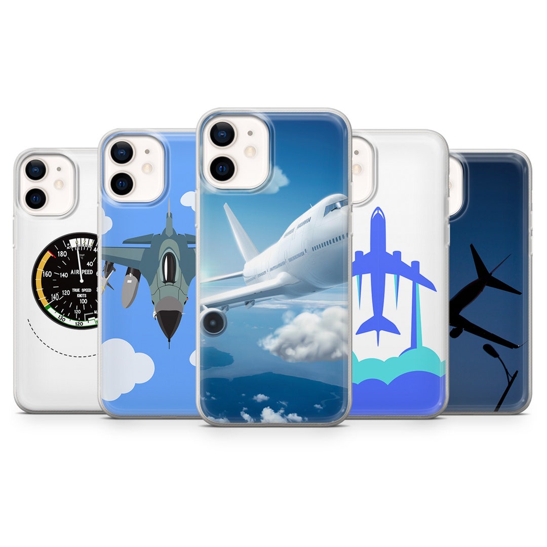 Plane Phone Case Aviation Cover Fit for iPhone 14 Pro, 13, 12, 11, XR ...