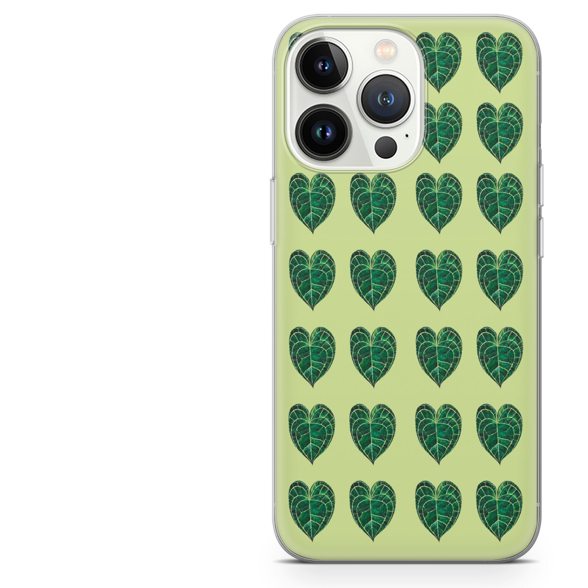 Tropical Leaves Case Jungle Leaf Cover Fit for iPhone 14 Pro, 13, 12 ...