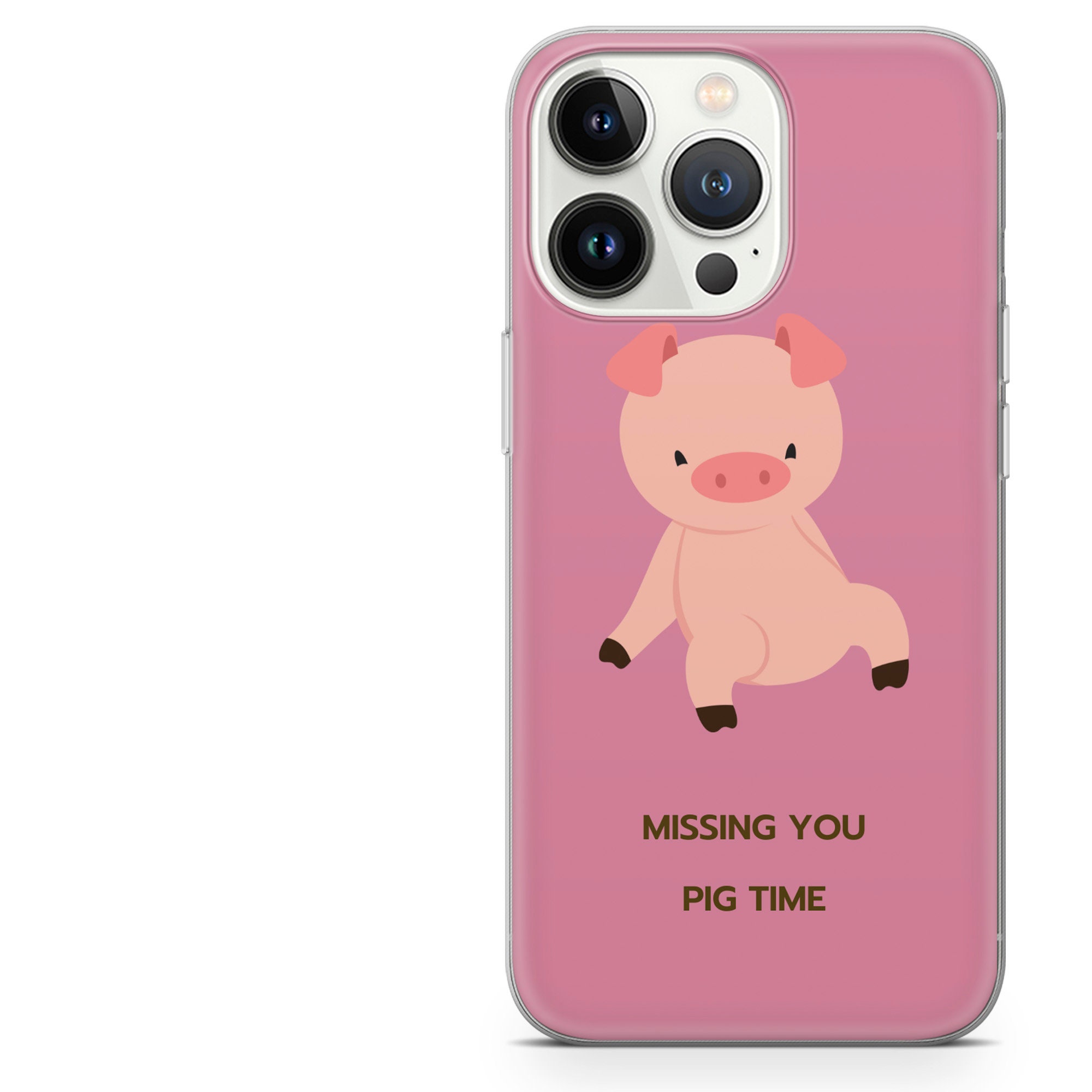 Pig Phone Case Funny Animal Piggies Cover Fit for iPhone 14 Pro, 13, 12 ...