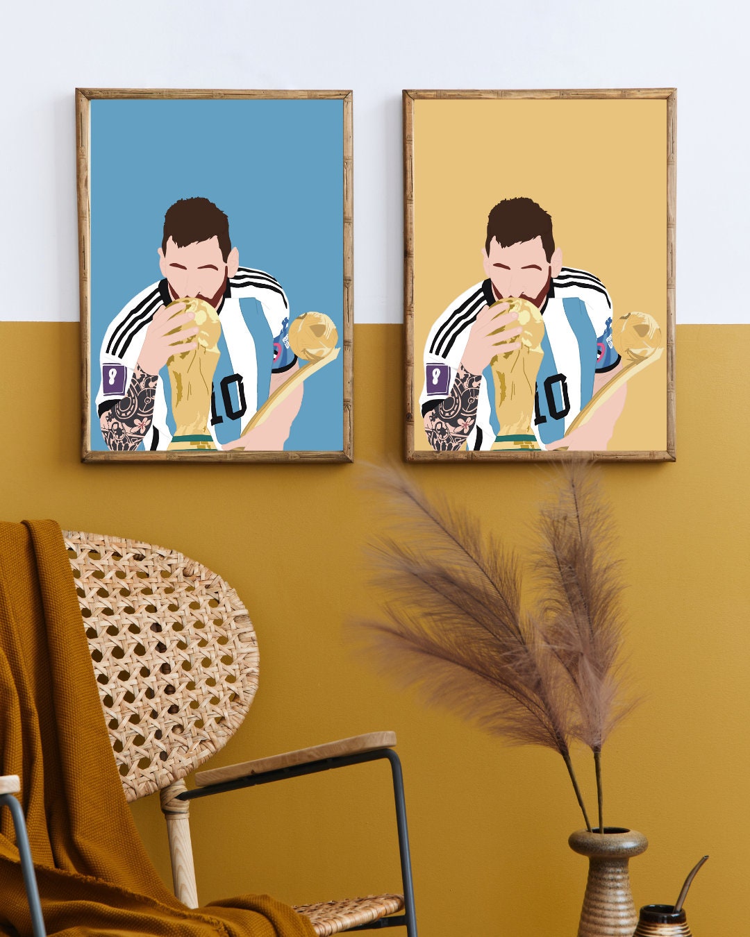 DIGITAL POSTER Lionel Messi Argentina World Cup 2022 - Etsy