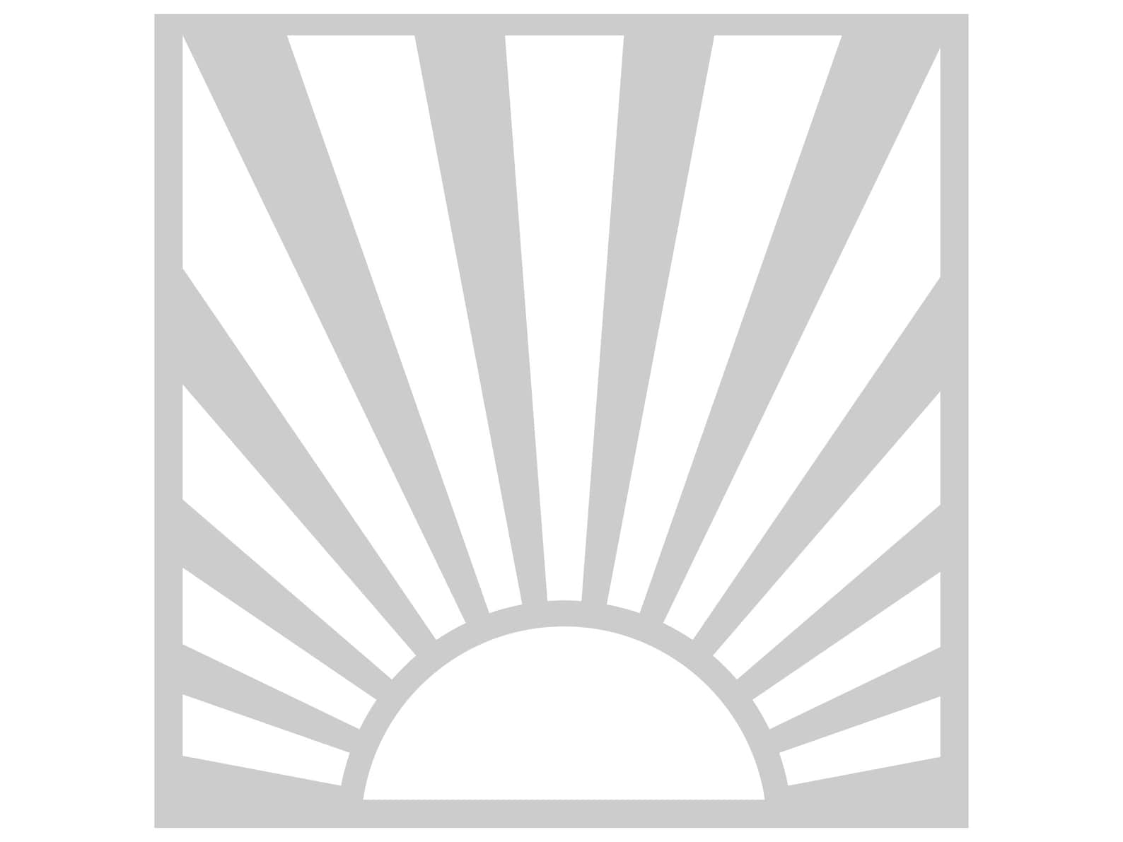 DIY Stencil SVG Square Sunburst /sunray Design - Etsy