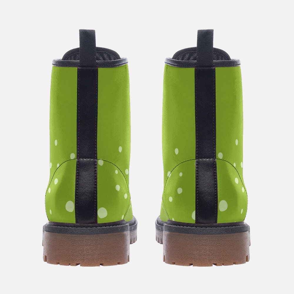 Cute Frog Vegan Leather Boots Kawaii Froggy Lace up Boots - Etsy