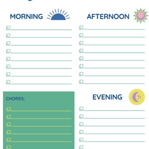 Editable Daily Checklist Planner Printable Daily Routine ...