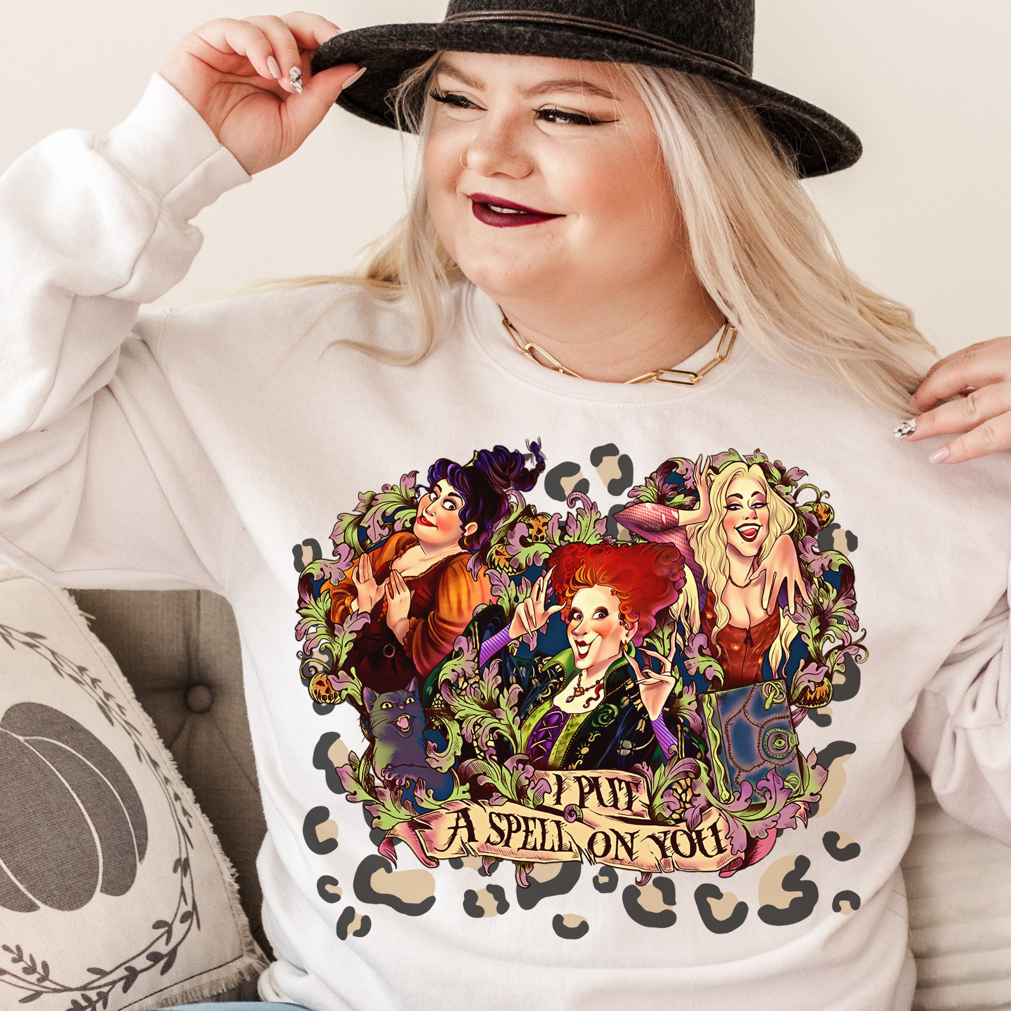Hocus Pocus PNG I Put a Spell on You Sublimation Leopard - Etsy