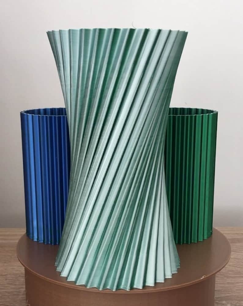 3D Printed Elegant Vases STL Files - 2 Styles Digital Download - Etsy