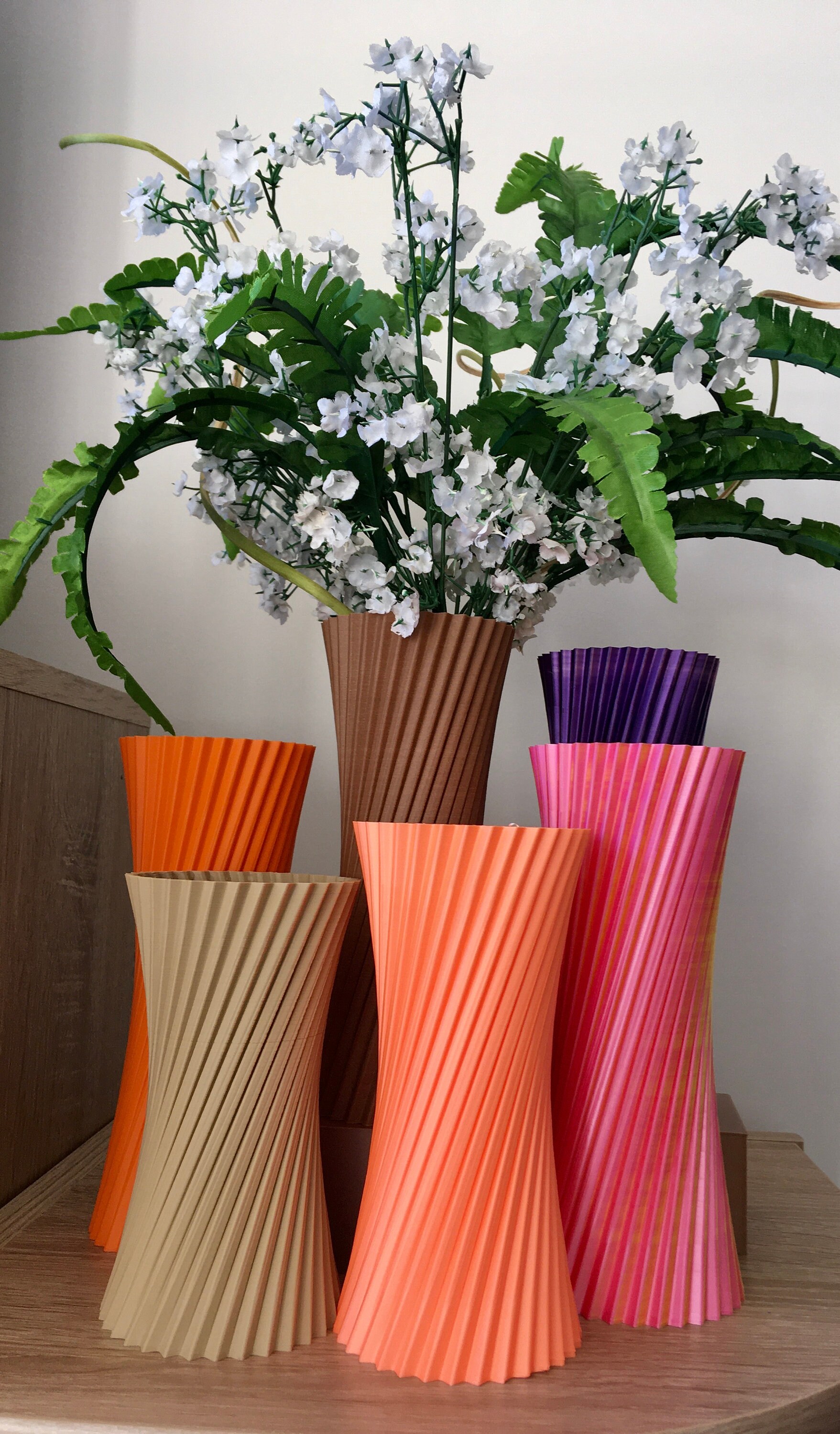 3D Printed Elegant Vases STL Files - 2 Styles Digital Download - Etsy