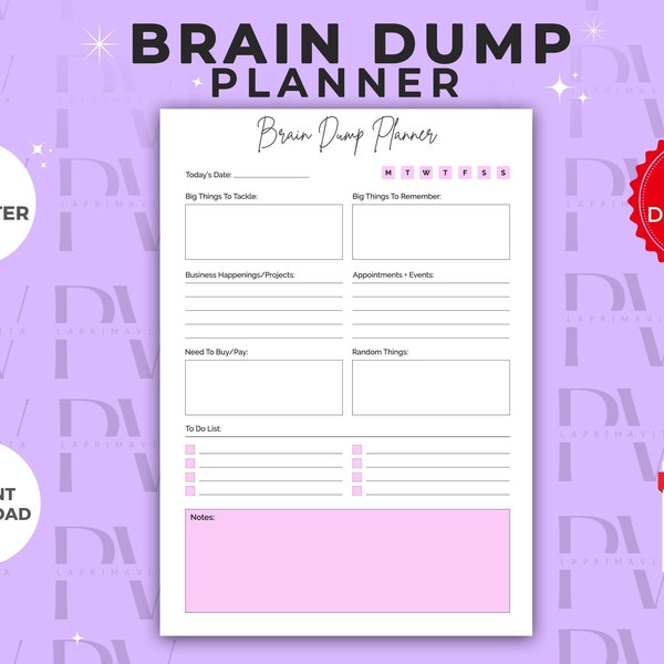 Brain Dump - Etsy