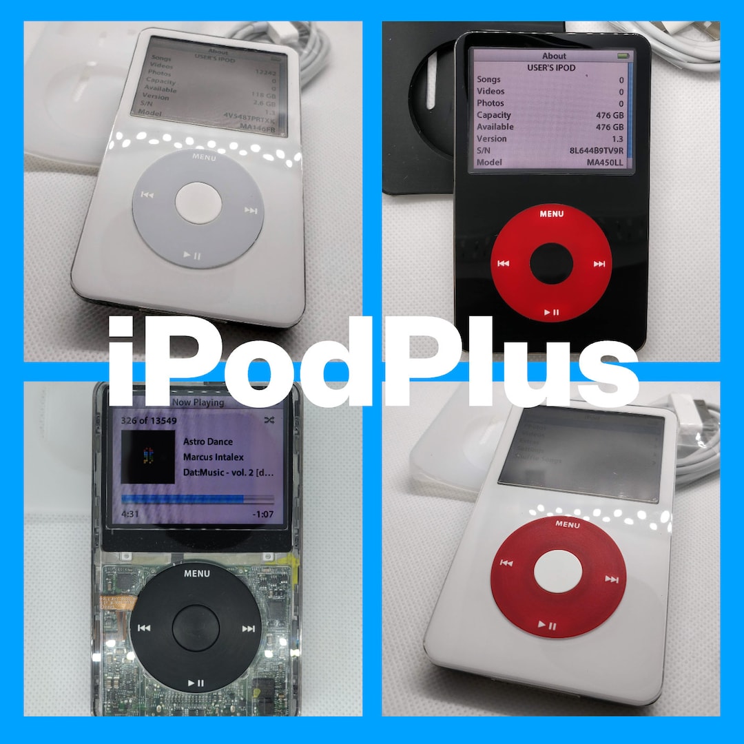 Create Your Own Apple Ipod Classic - 5th Gen (3000mah Battery, Wolfson ...
