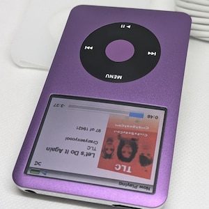 Apple Ipod Classic - 7th/6th Gen, Purple+black (3000mah Battery ...