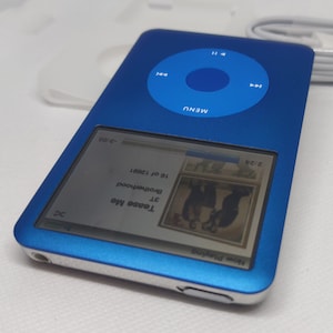 Apple Ipod Classic - 7th/6th Gen, Blue (3000mah Battery, Customised) - Etsy