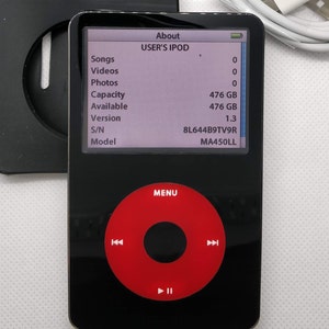Create Your Own Apple Ipod Classic - 5th Gen (3000mah Battery, Wolfson ...