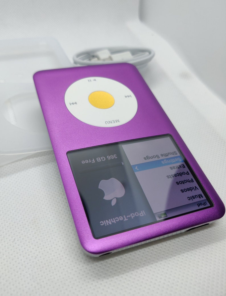 Apple Ipod Classic - 7th/6th Gen, Purple+white+gold (3000mah Battery ...