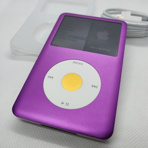Apple Ipod Classic - 7th/6th Gen, Purple+white+gold (3000mah Battery ...
