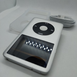 Apple Ipod Classic - 7th/6th Gen, Silver+black (3000mah Battery ...