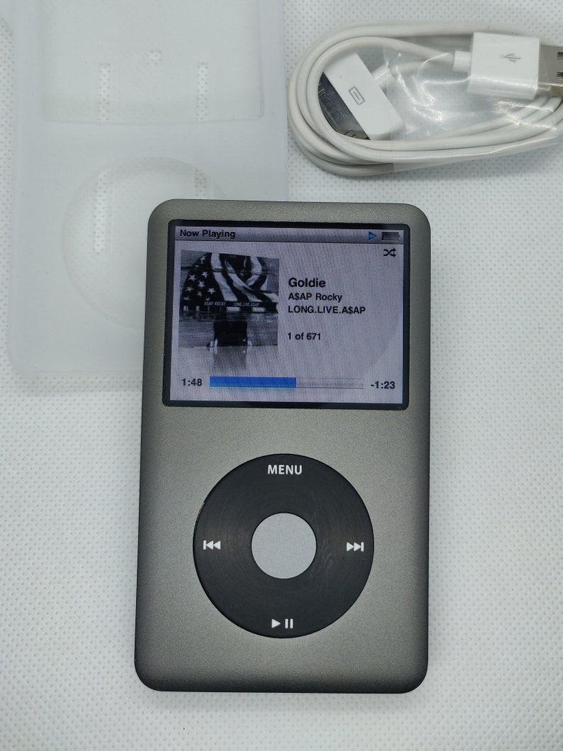 Apple Ipod Classic - 7th/6th Gen, Grey (3000mah Battery, Customised) - Etsy