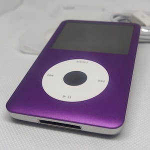 Apple Ipod Classic - 7th/6th Gen, Purple+white+grey (3000mah Battery ...