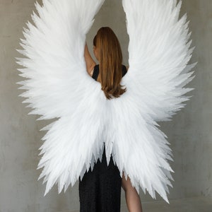 Extra Large White Angel Wings Costume for an Exclusive - Etsy