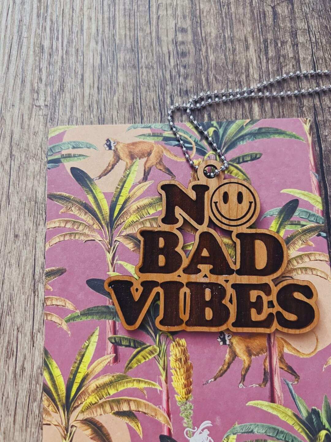 No Bad Vibes Windshield Hanger - Etsy