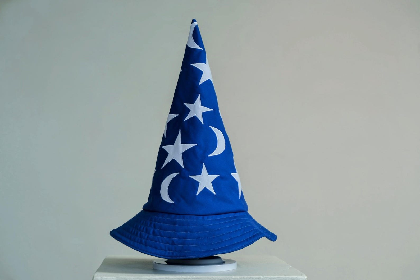 Blue Wizard Hat With Stars and Moons - Etsy