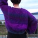 Ready to Ship, Long Hair Mohair Sweater, VIOLET Melange MOHAIR ...