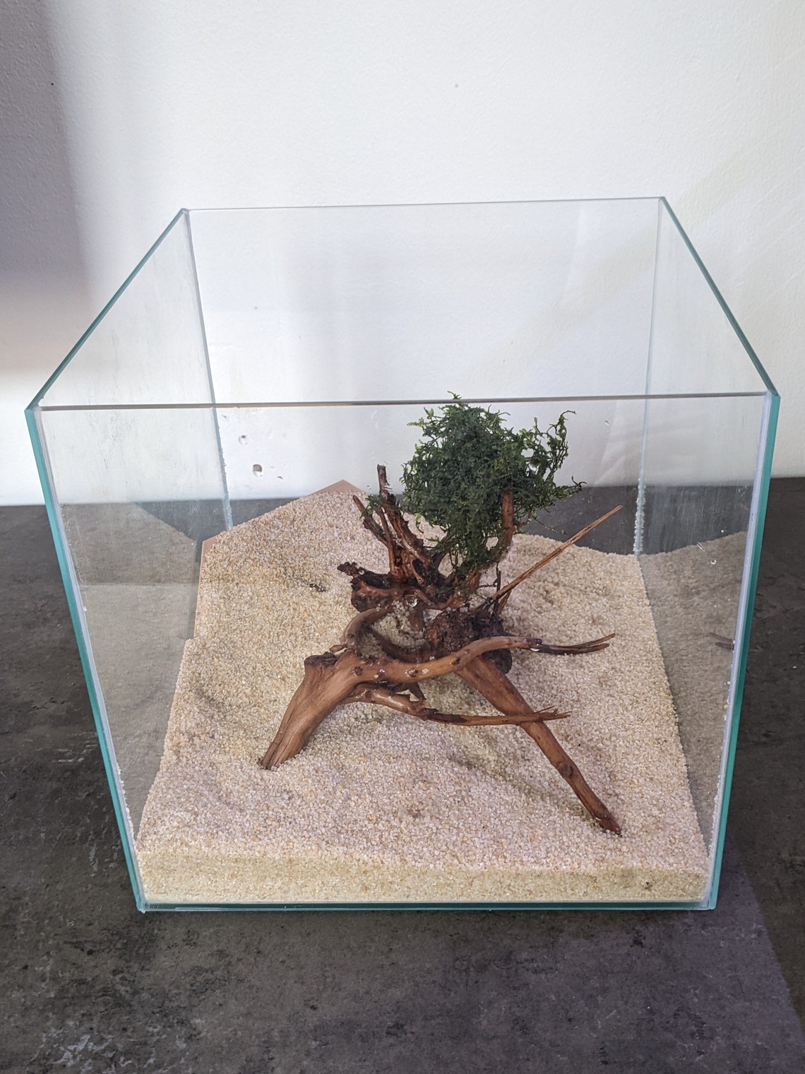 Pyramid Corner Underground Cave for Aquarium - Etsy