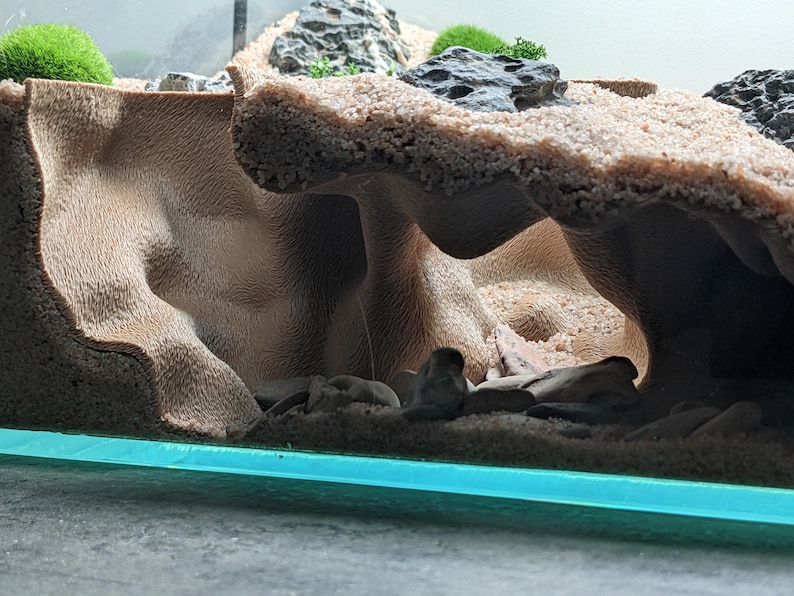 NEW! Aquarium/terrarium Dual Entrance Rock Cave - Etsy
