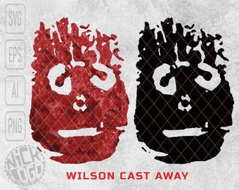 Replica Cast Away Wilson Volleyball Hand Made, Tom Hanks Movie ...