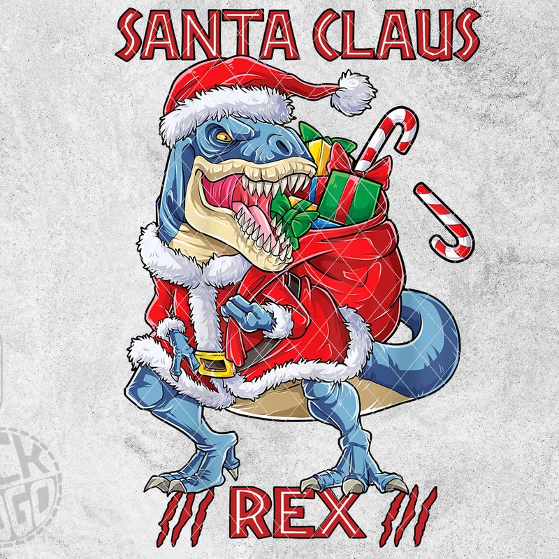 Santasaurus Rex - Etsy