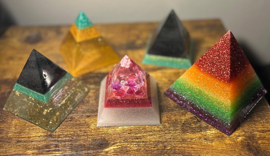 Pyramid Paperweights - Etsy