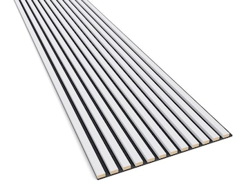 Acoustic Panels White 300x2750mm Slats on Felt - Etsy