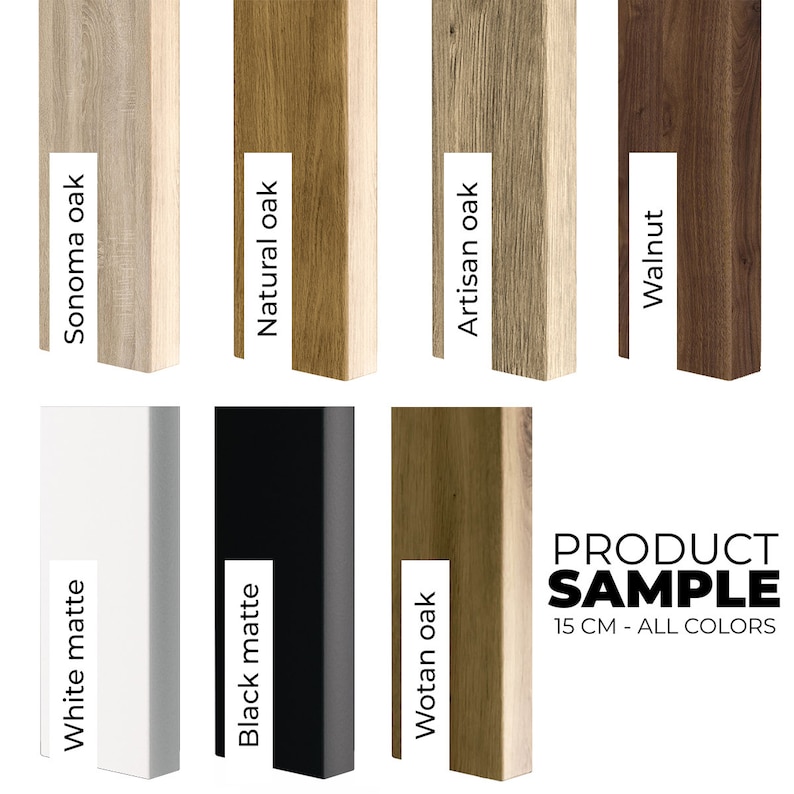 Samples of Wooden Wall Lamellas - All Colors and Types - Etsy